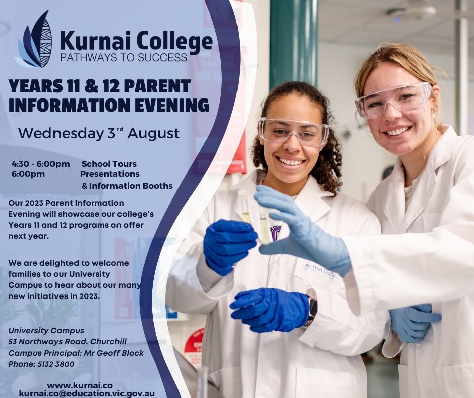 University Campus Information Evening | Kurnai College